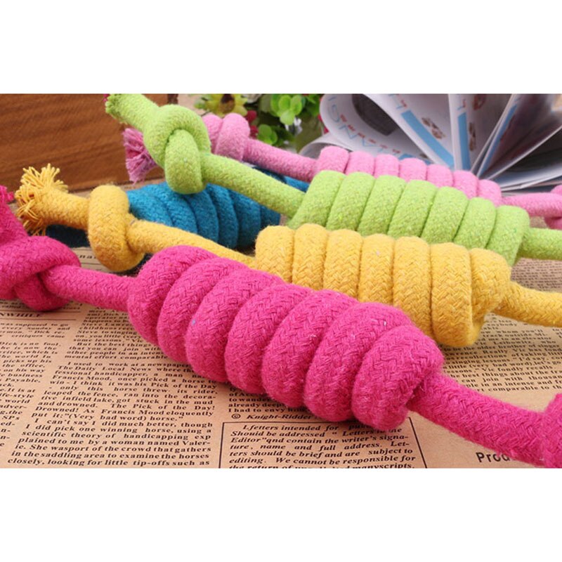 CAWAYI KENNEL Puppy Dog Pet Toy Cotton Rope Knot B... – Grandado