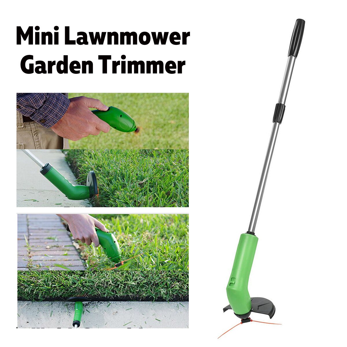 Mini Garden Lawnmower Trimmer Cordless Trimmer Edg... – Grandado