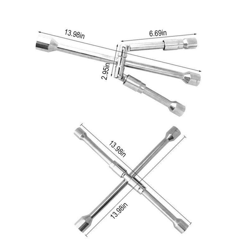Car Tire Cross Folding Wrench 17mm 19mm 21mm 23mm ... – Grandado