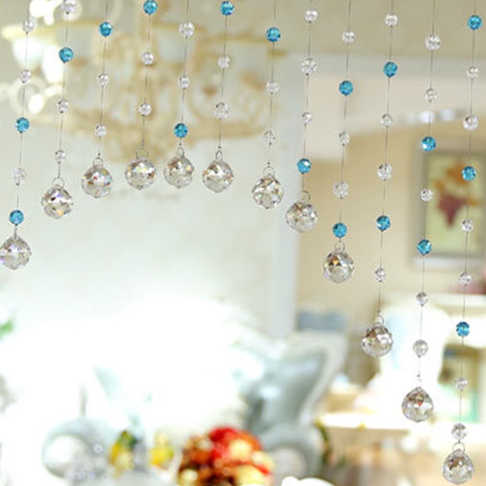 Crystals Glass Beads String Curtain Window DIY Wal... – Grandado