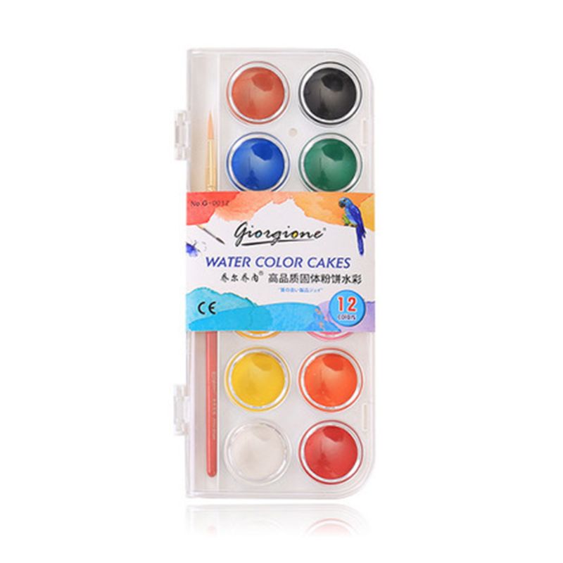 Fundamental Watercolor Pain Set with Paint Brush W... – Grandado