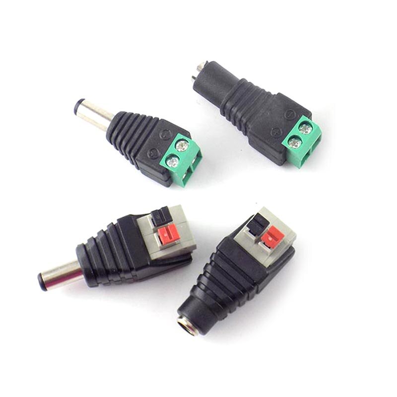5pcs Famale Male DC Power Plug Adapter Connector 5... – Grandado
