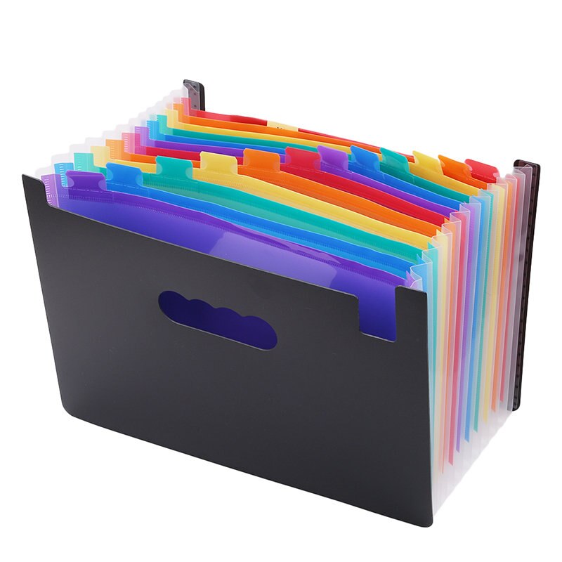 Coloful 12 Pockets Expanding File Folder A4 Organi... – Grandado