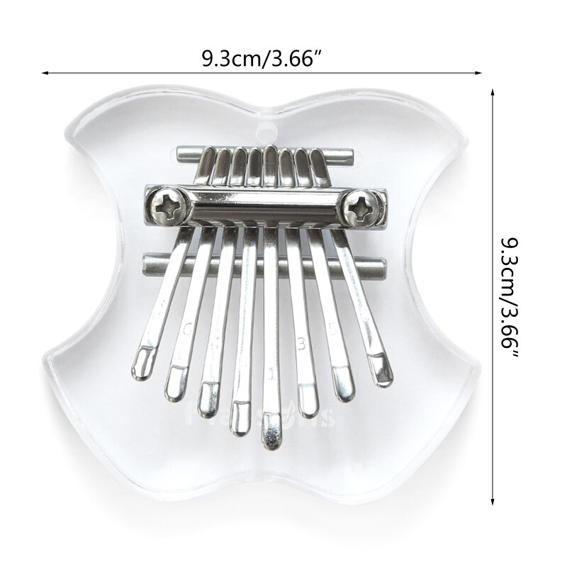 8 Keys Crystal Kalimba African Thumb Piano Beginne... – Grandado
