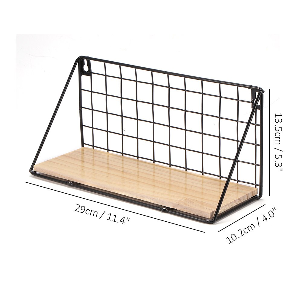 S/M/L Wall Mounted Hang Rack Wire Shelf Storage Or... – Grandado