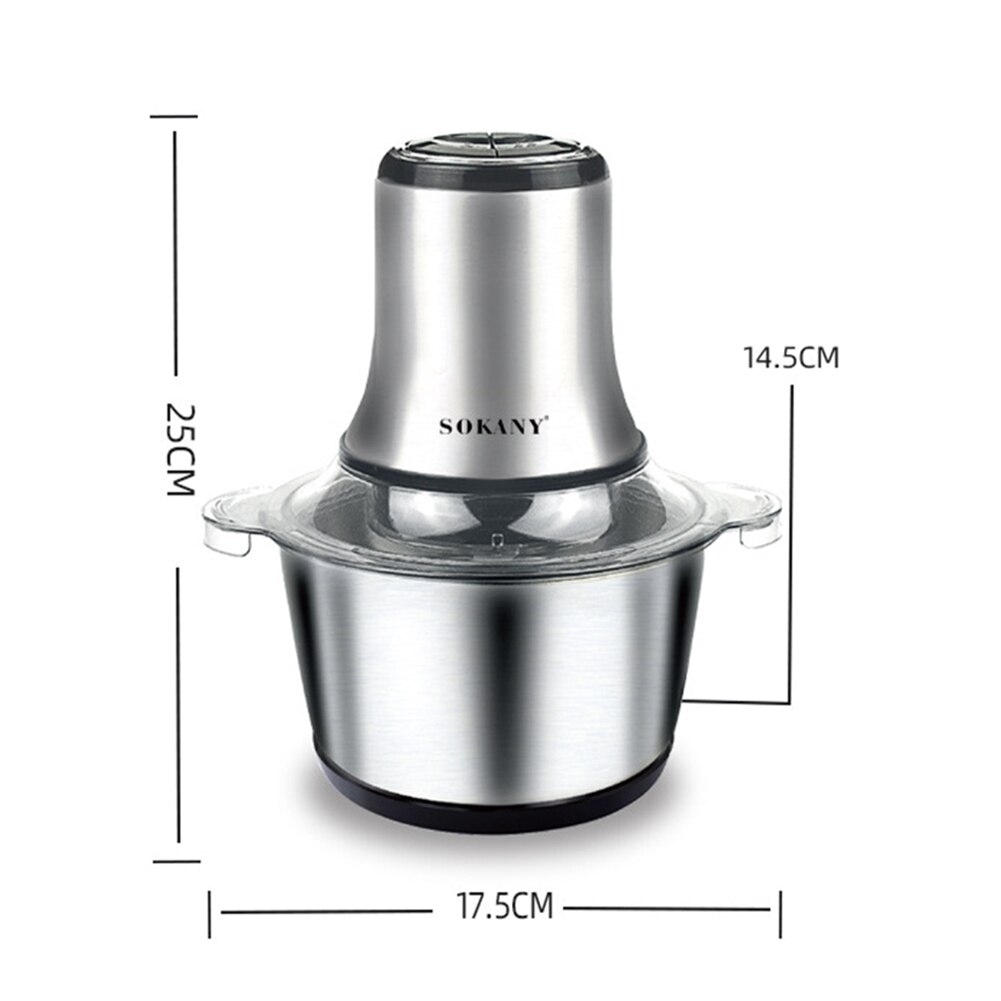 800W Stainless Steel Electric Chopper Meat Grinder... – Grandado