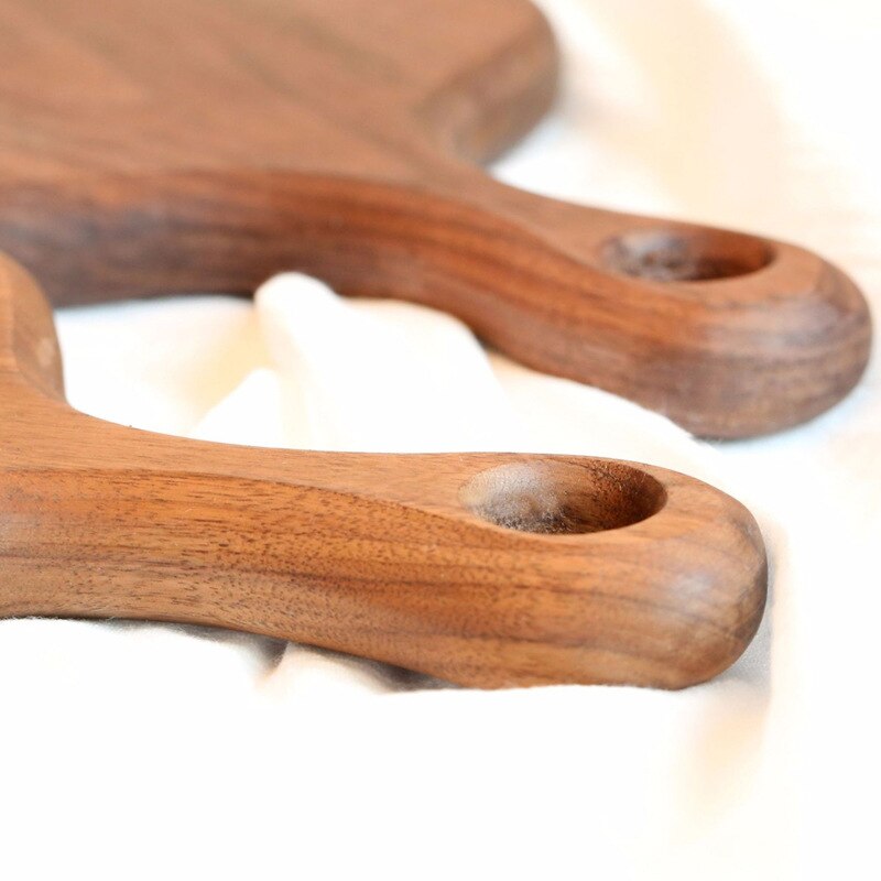 Black walnut fruit chopping board Outdoor solid wo... – Grandado