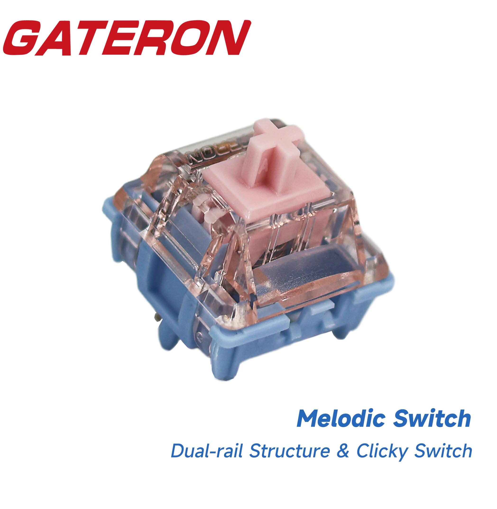 Gateron Melodic Switch Clicky MX Strong Tactile Sw... – Grandado