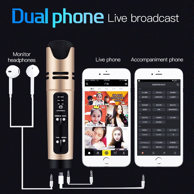 Leehur Anchor live Mobile Phone Microphone Condens... – Vicedeal