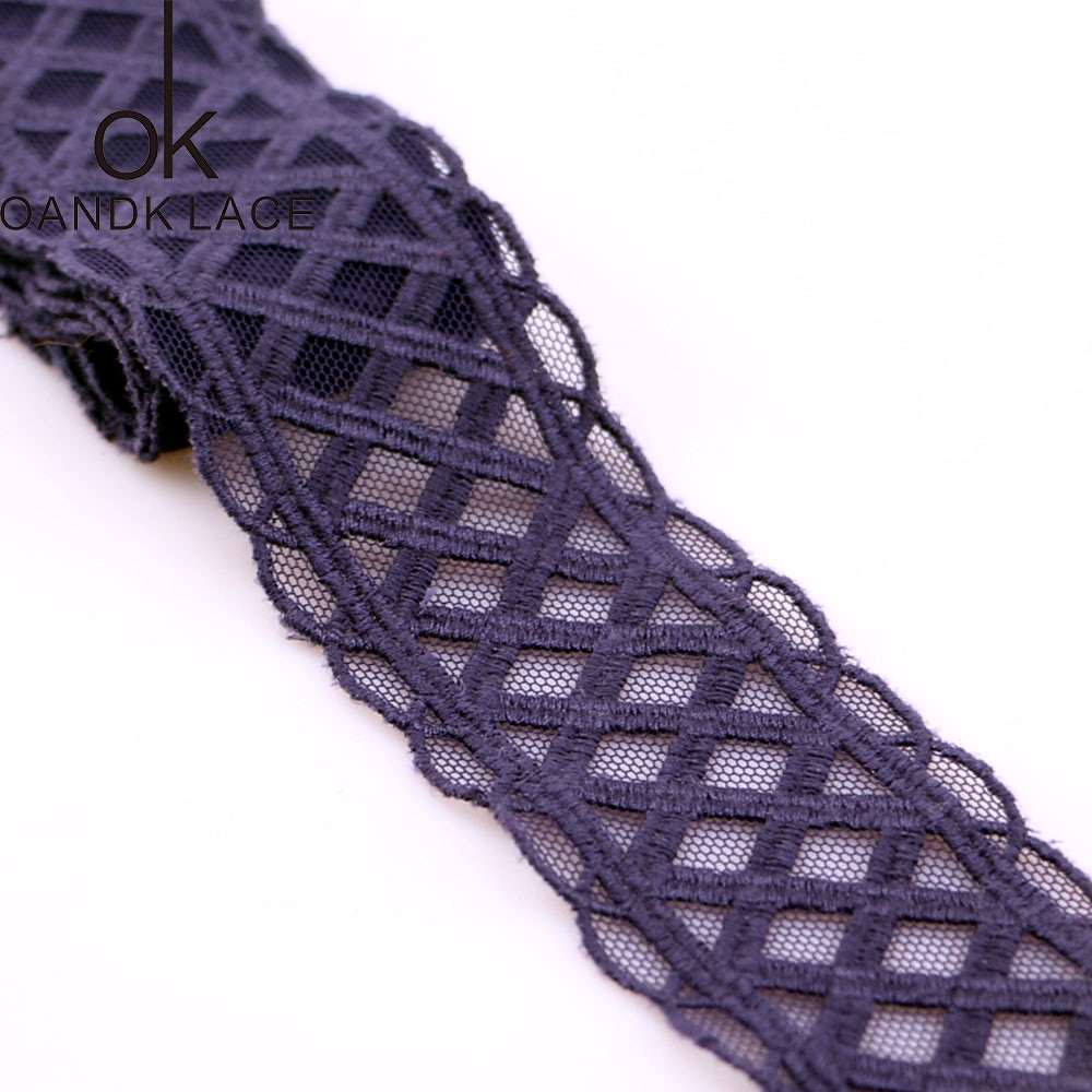 1 yards custom lace bar code, water soluble lattic... – Grandado