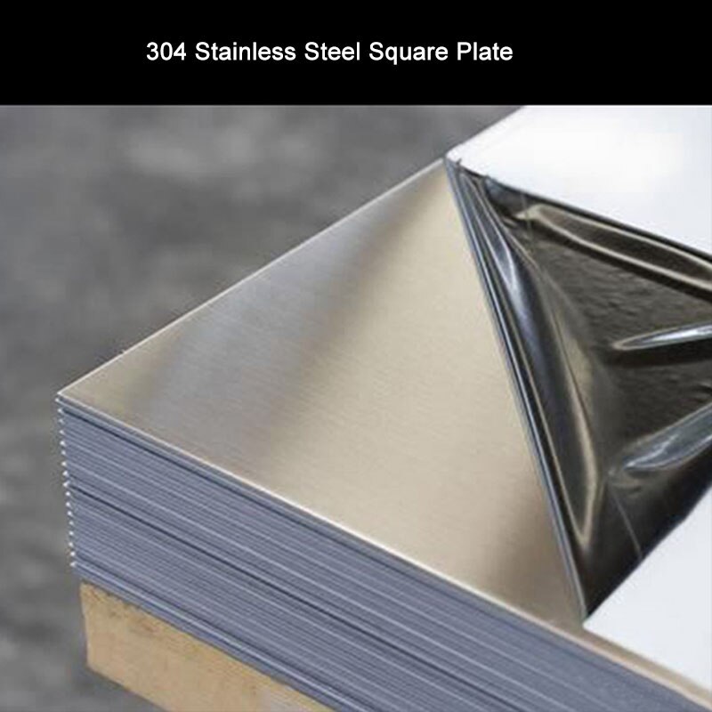 1PCS 304 Stainless Steel Square Plate Polished Pla... – Vicedeal