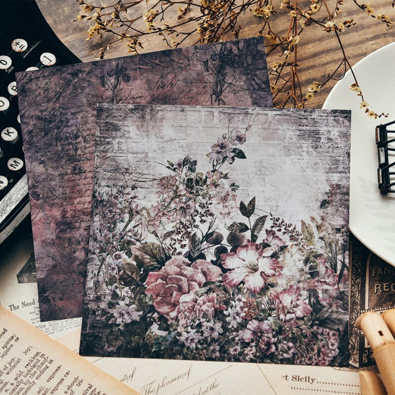 12pcs Junk Journal Vintage Handmade Material Paper... – Grandado