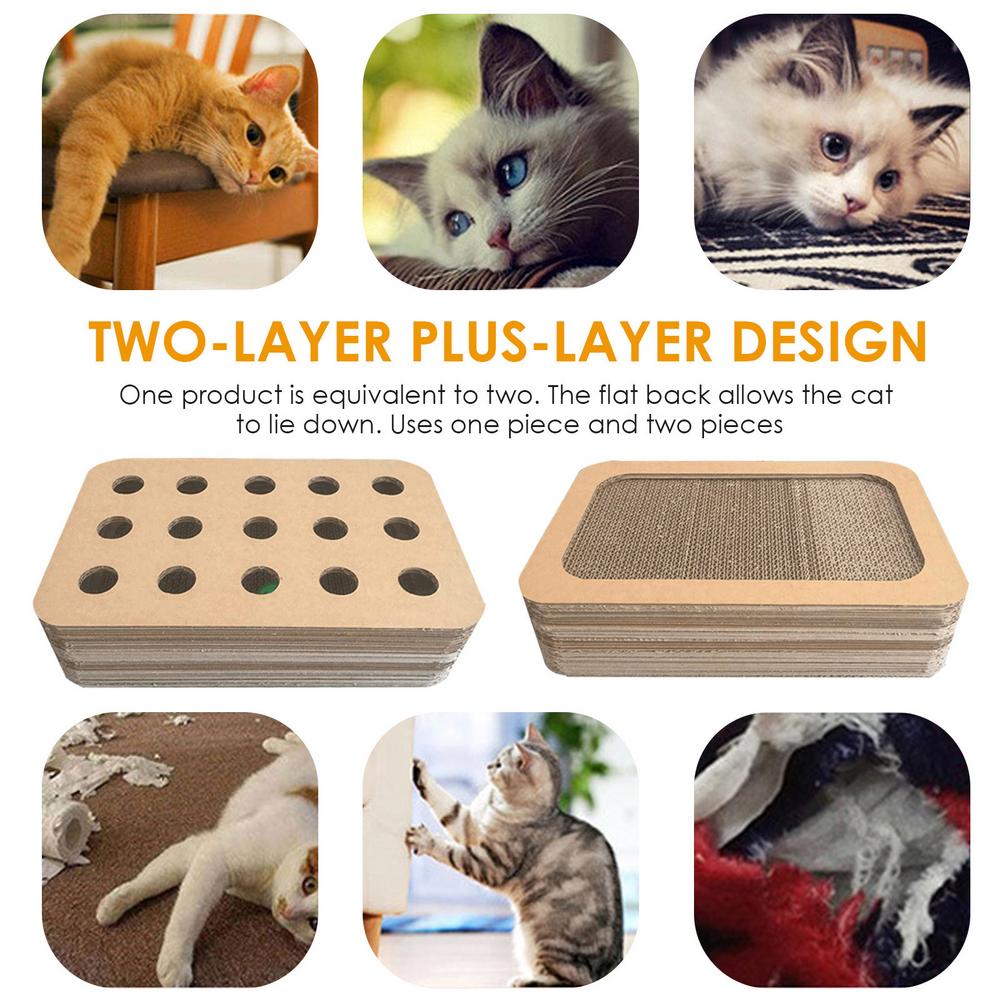 Corrugated Paper Cat Litter Pet Cat Educational To... – Grandado