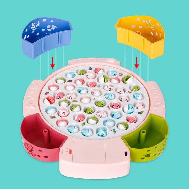 Children's Electric Fishing Toys Music Spinning Fi... – Grandado