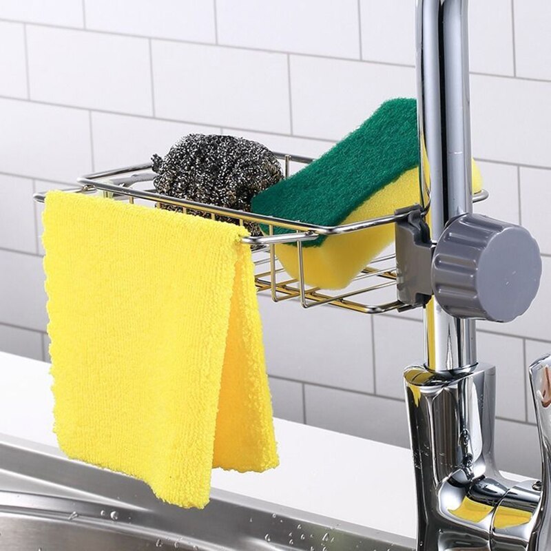 Double Layer Faucet Drain Rack Stainless Steel Adj... – Grandado