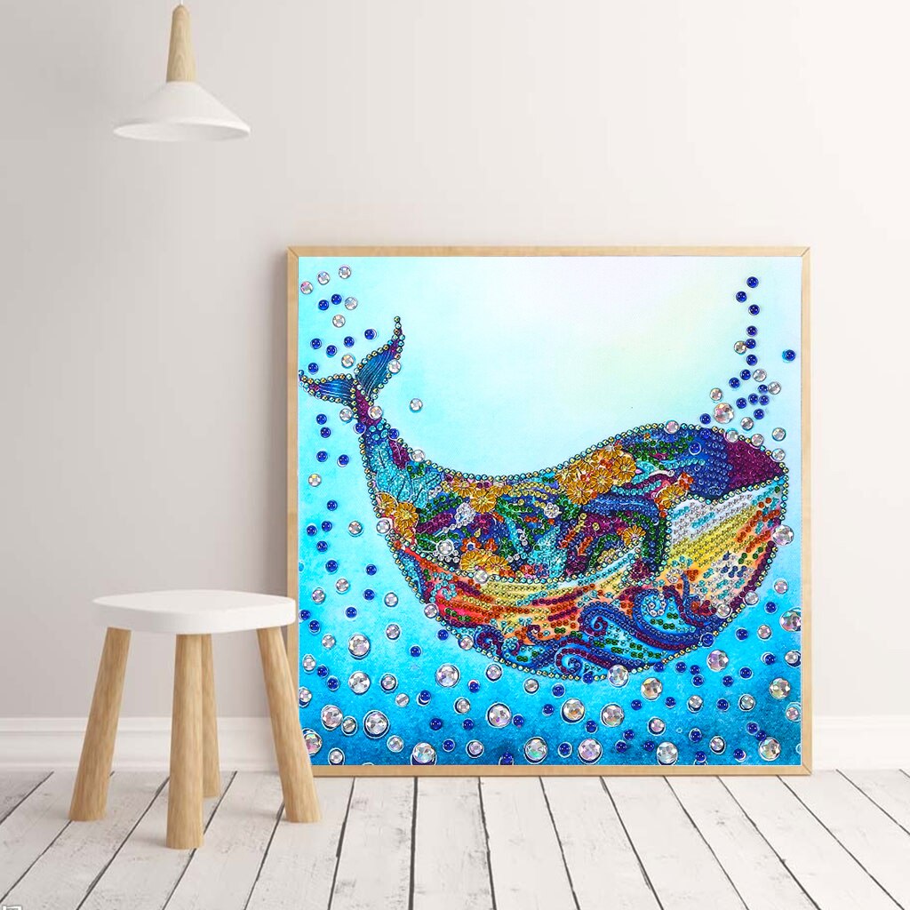 5D DIY Special Diamond Painting Sea Whale Combinat... – Grandado