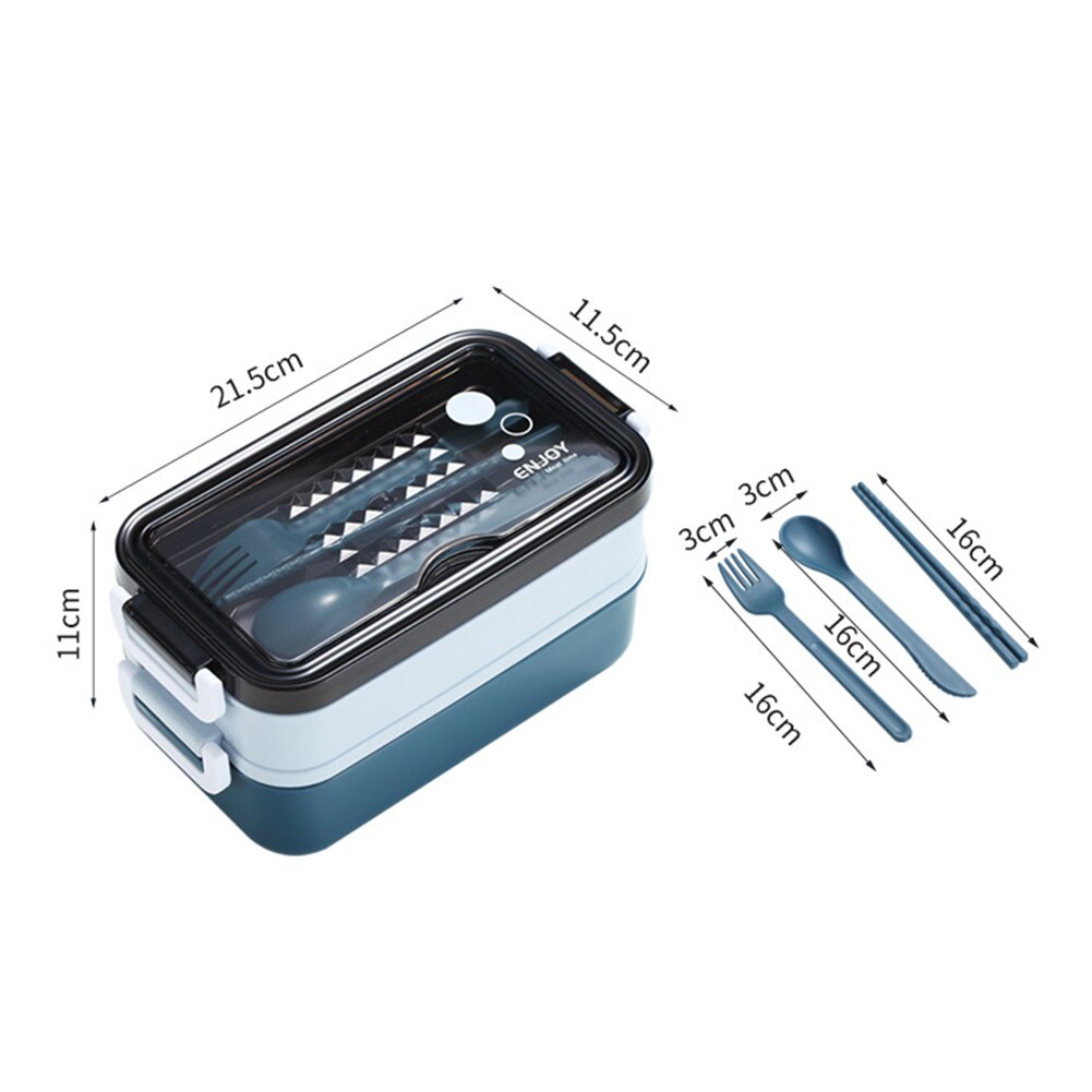 Lunch Bento Box Plastic Student Office Car Microwa... – Vicedeal