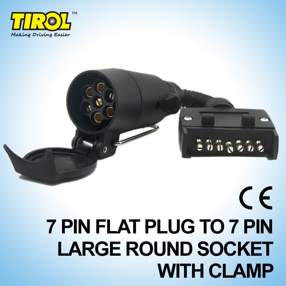 TIROL T21616b 7 Pin Plug ConnectorTrailer Boat Tru... – Grandado