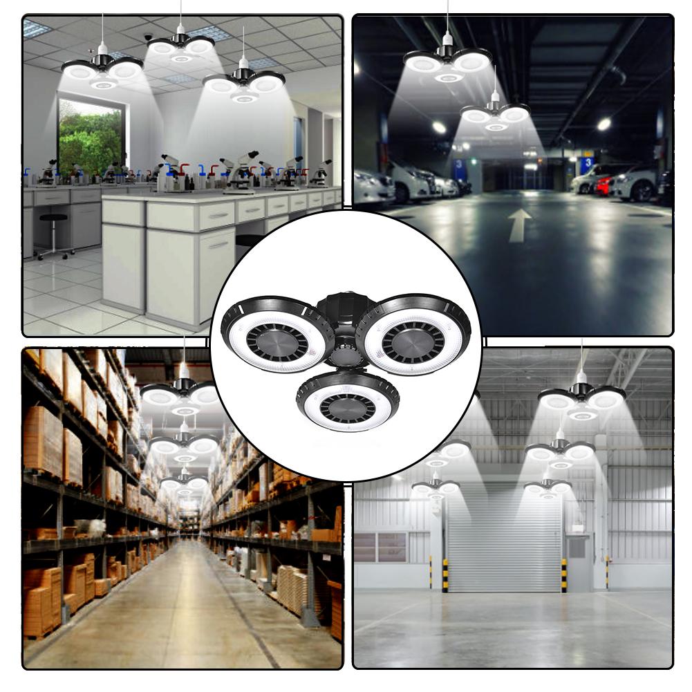 3 Panelen 60W Led Garage Licht 360 Verstelbare Ink... – Vicedeal