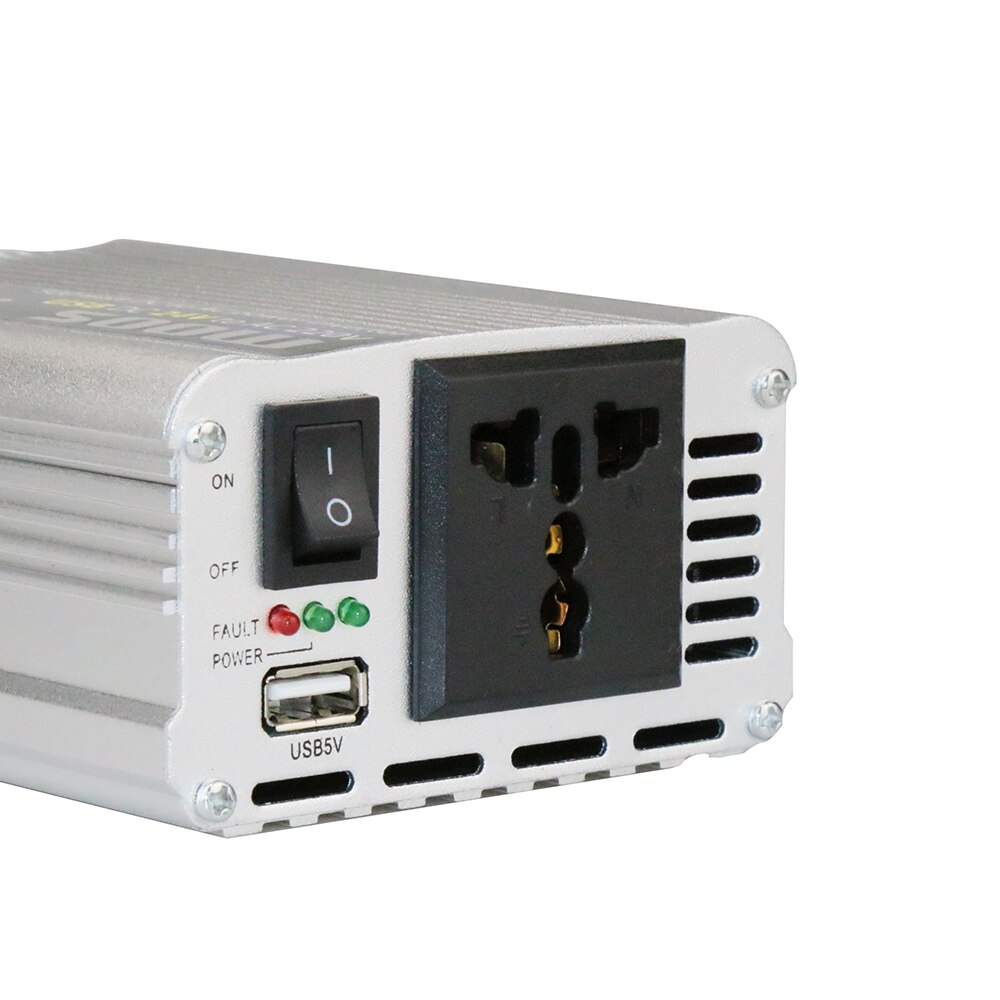 500W DC 24V to AC 220V + USB Portable Voltage Transformer Car Power ...