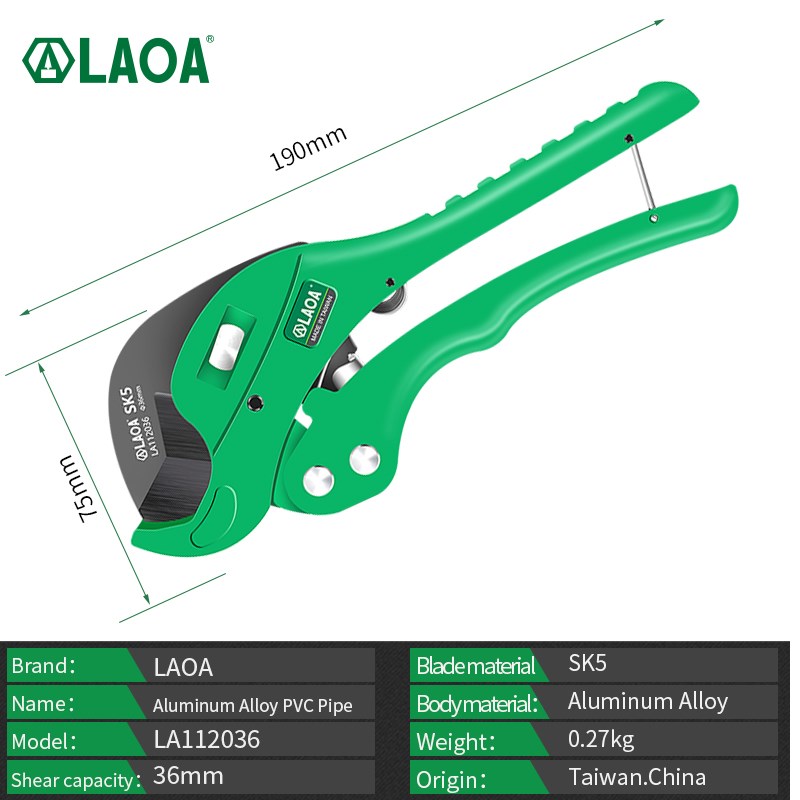 Laoa Pvc Pijp Cutter 36Mm 42Mm SK5 Body Tube Cutte... – Grandado
