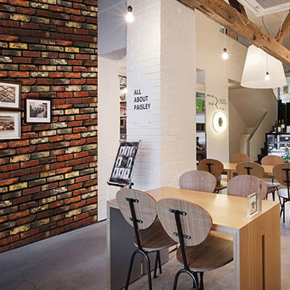 PVC Stone Brick Wall Sticker Self adhesive Wallpap... – Grandado