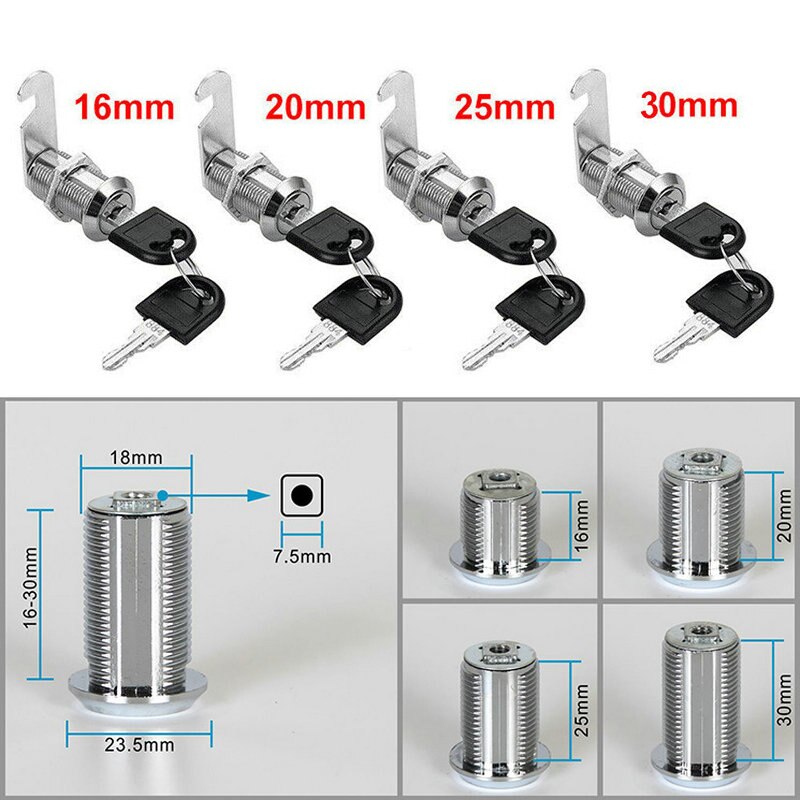 16/20/25/30Mm Beveiliging Cam Cilinderslot Deur Va... – Grandado