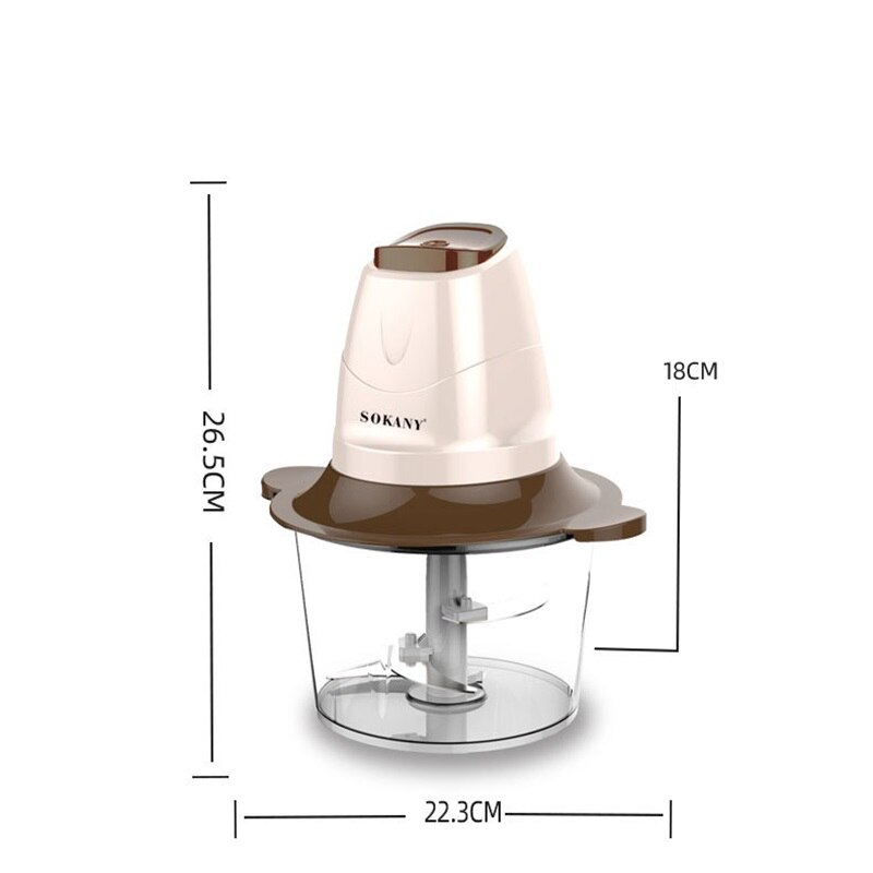 Electric Chopper Meat Grinder 300W 2 Speeds Stainl... – Vicedeal