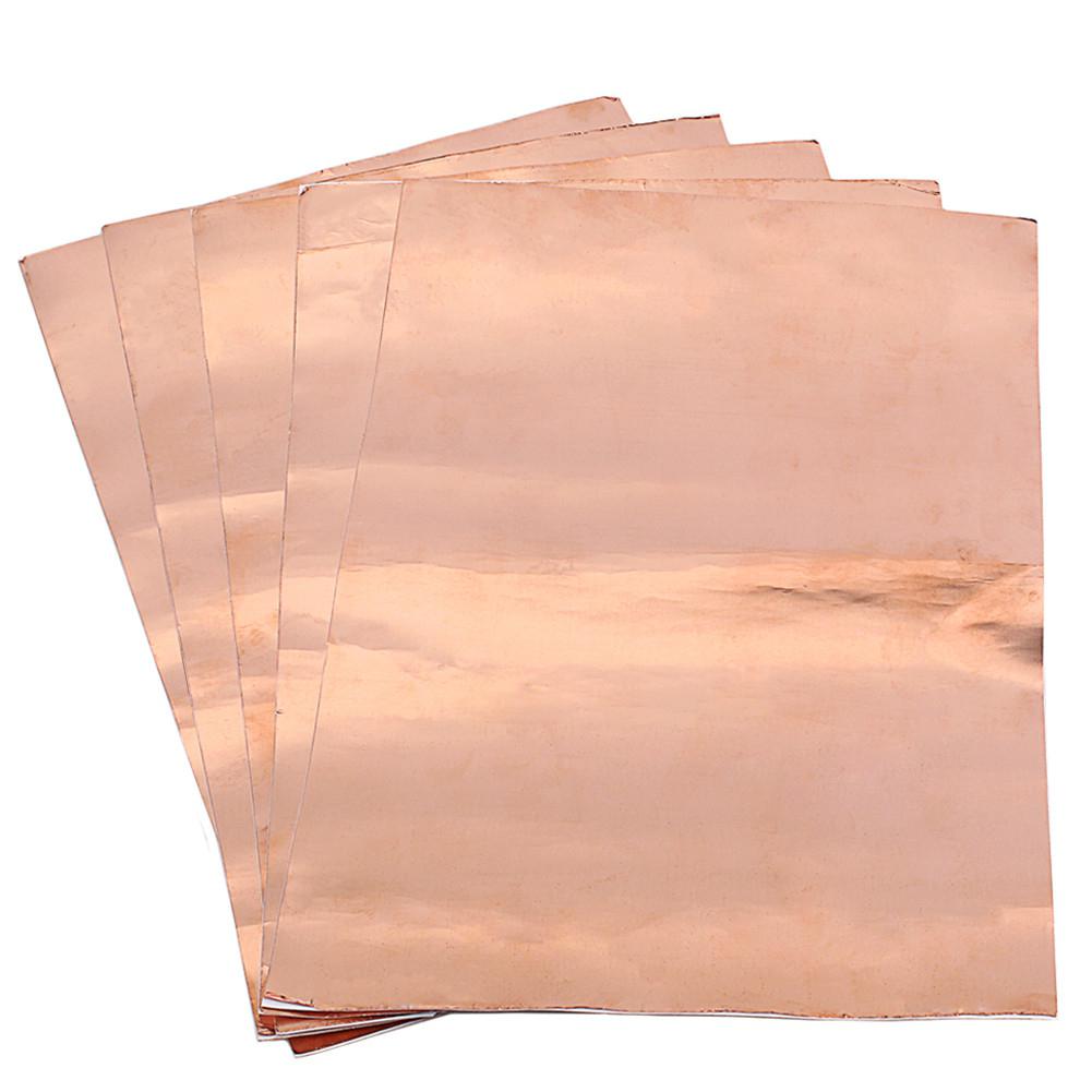 5pcs 300*200mm Copper Foil Sheet 0.2mm Thickness C... – Vicedeal