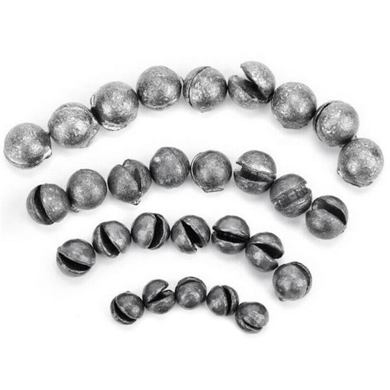 100pcs/box Fishing Sinker Set Weight Tackle Round ... – Grandado