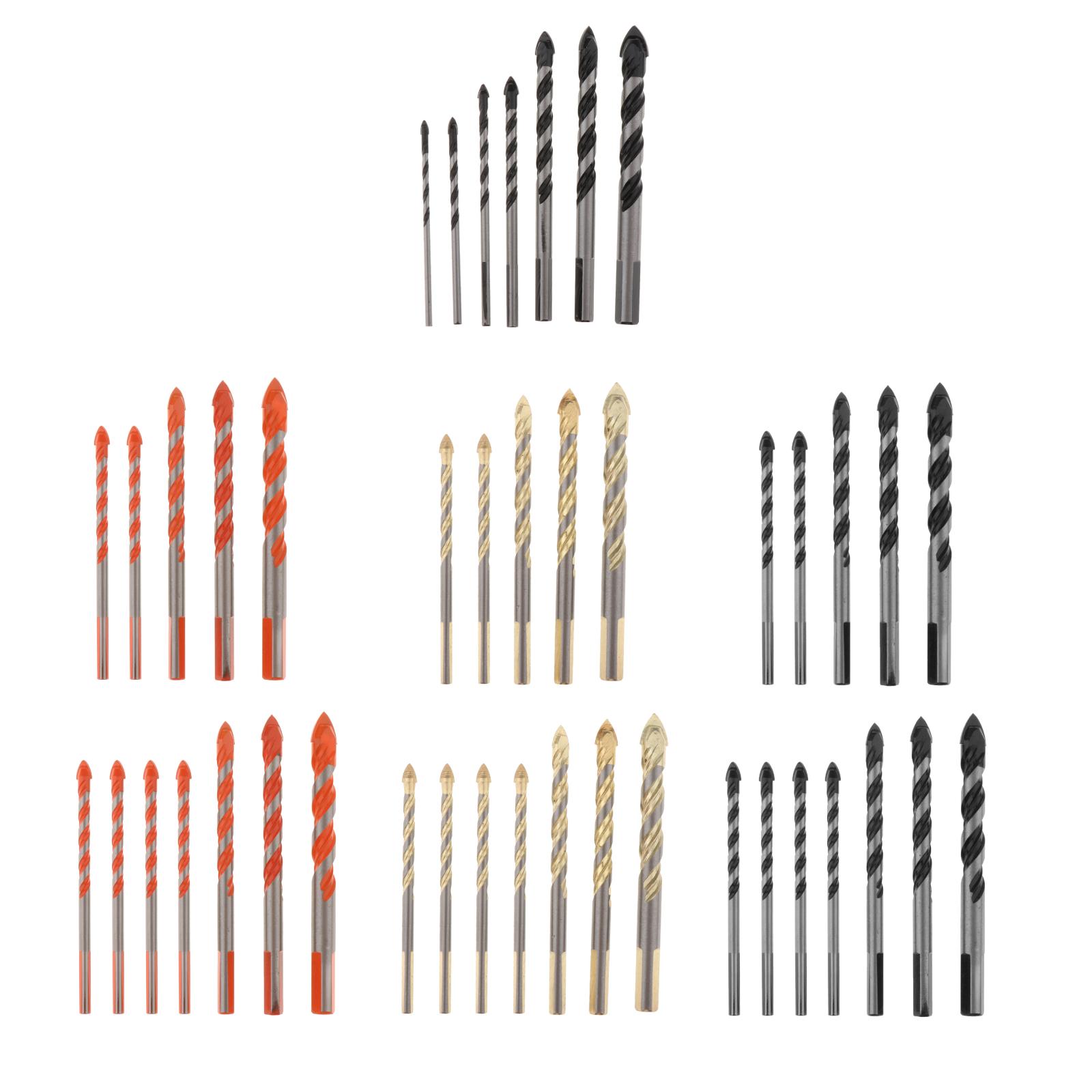 HSS Straight Triangle Drill Bit Set for Concrete G... – Grandado