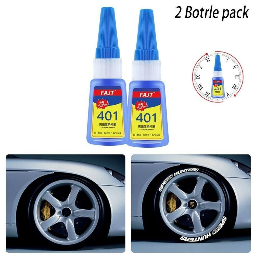 2 Fles Pak Lijm Voor Tire Belettering Sticker Lijm... – Vicedeal