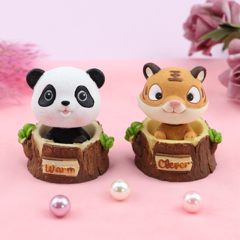 Animal Shake Head Decoration Monkey Tiger Panda Sl... – Grandado