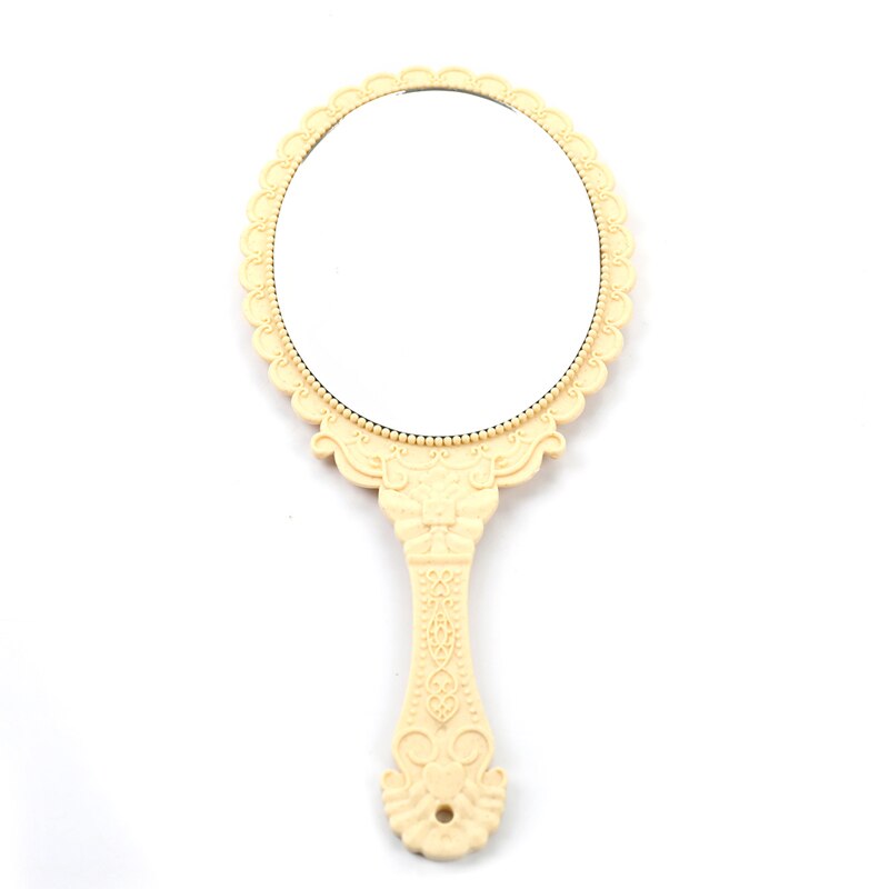 Vintage Carved Handheld Vanity Mirror Makeup Mirro... – Vicedeal