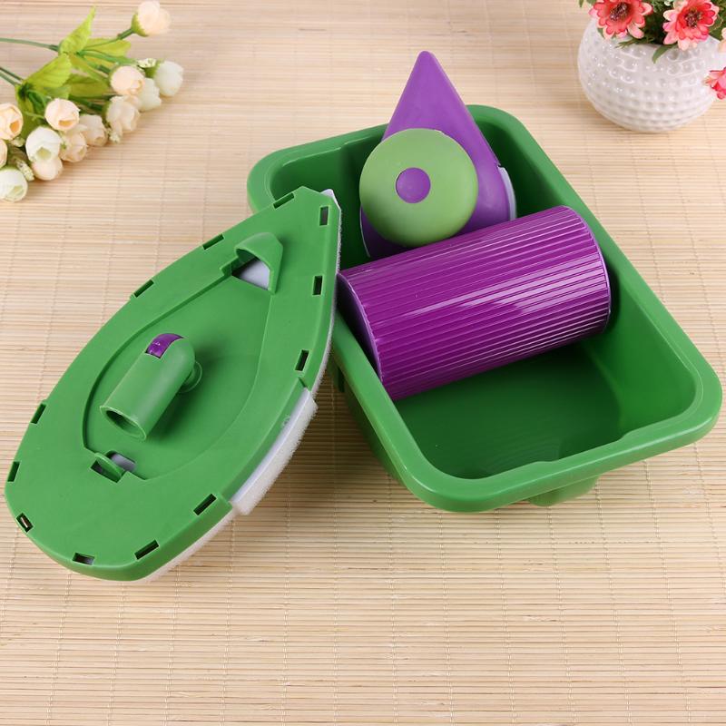 9pcs/Set Paint Roller Tray Sponge Pads Kits Househ... – Grandado