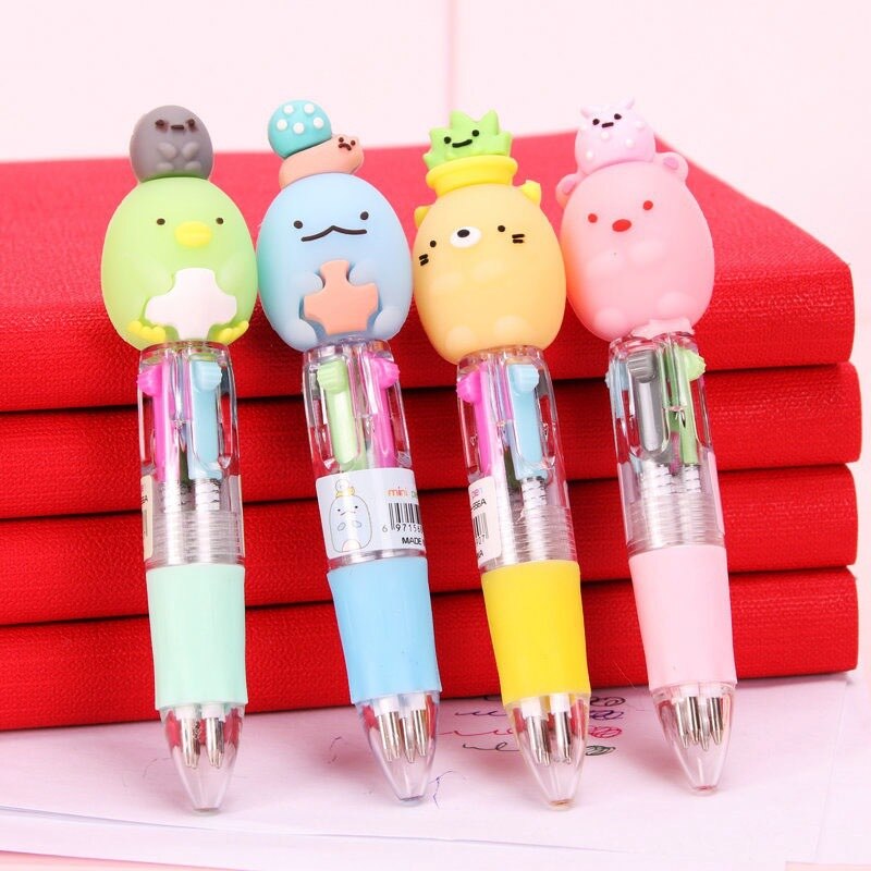 2 Pcs Kawaii Sushi Family 4 in 1 Mini Ball Pen Bal... – Grandado