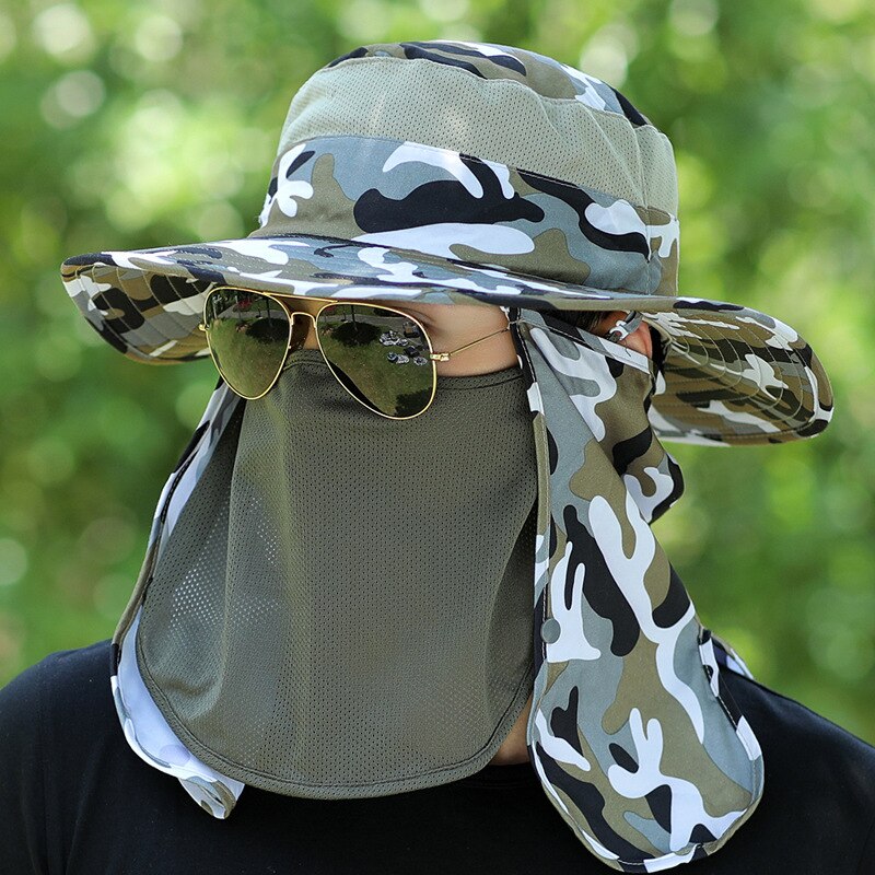 Outdoor Sporting Zonnehoed Uv Bescherming Oor Flap... – Grandado