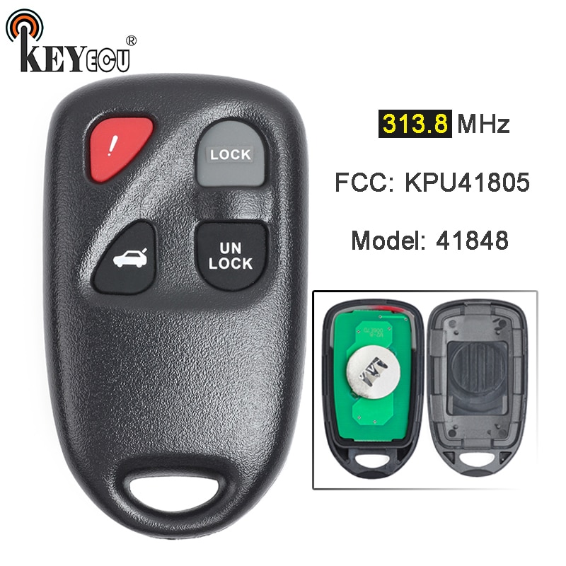 KEYECU 313.8MHz FCC: KPU41805 Model: 41848 Replace... – Grandado