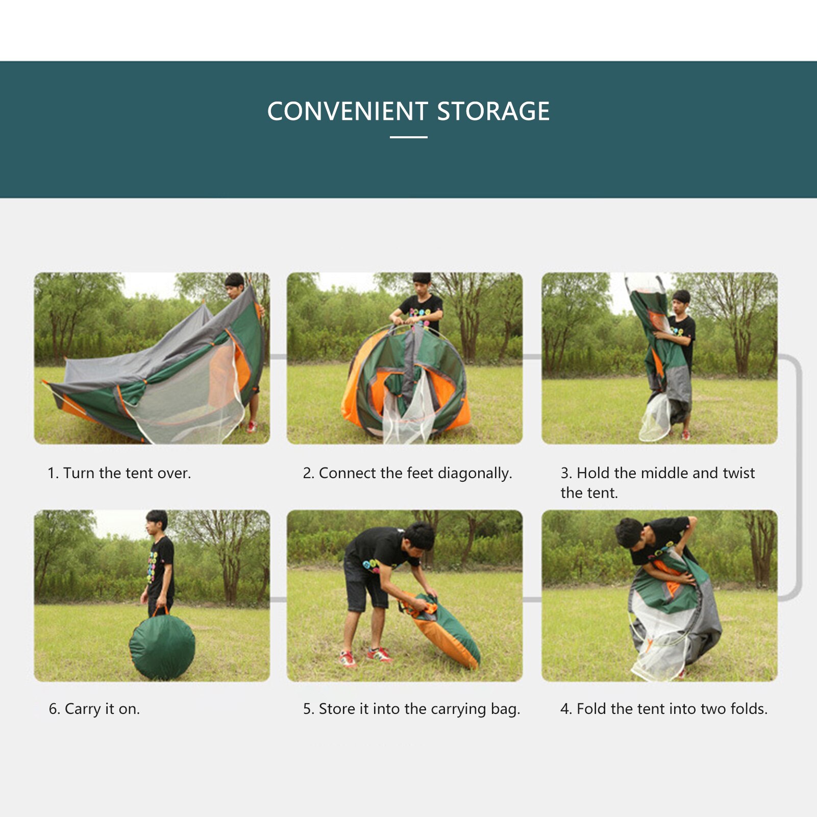 2 People Camping Tent Pop Up Folding Tents Outdoor... – Grandado