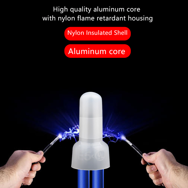 CE-1X CE-2X CE-5X Closed End Crimp Caps Electrical... – Grandado