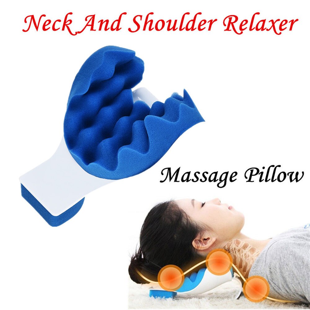 Neck Support Pillow Tension Reliever Massager Head... – Grandado