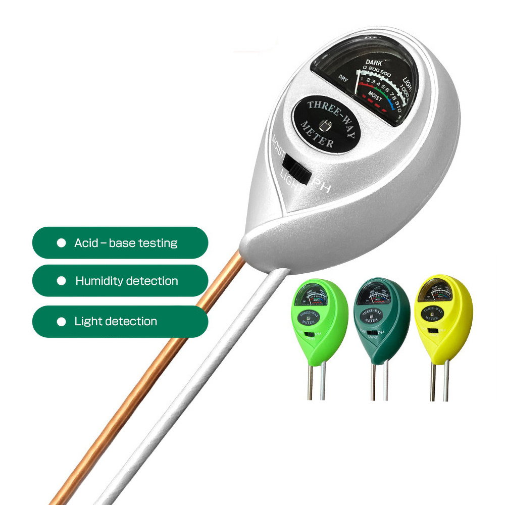 3 in 1 Soil PH Meter Moisture Light PH Tester Acid... – Grandado