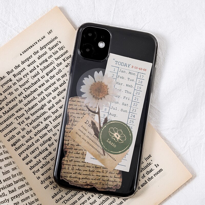 Vintage Sticky for Phone Deco Retro Stationery Sup... – Grandado