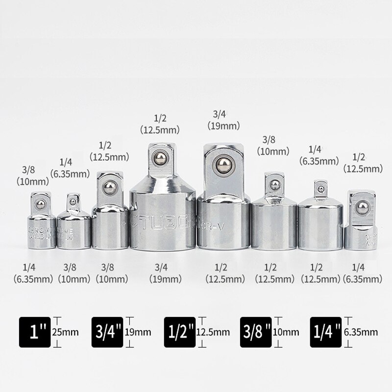 1/4" 3/8" 1/2" Drive Socket Ratchet... – Vicedeal