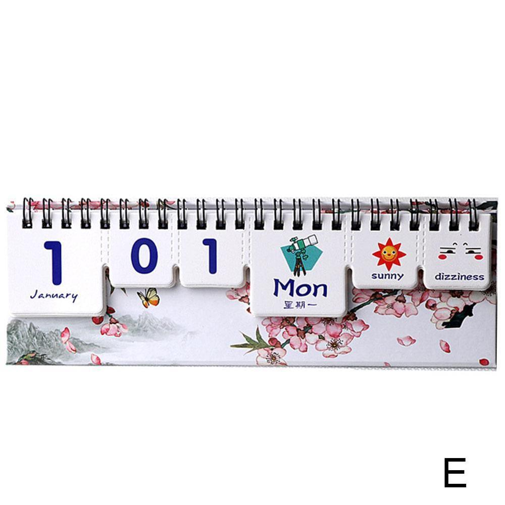 2021Kawaii Cartoon Calendar DIY Mini Animal Star D... – Grandado