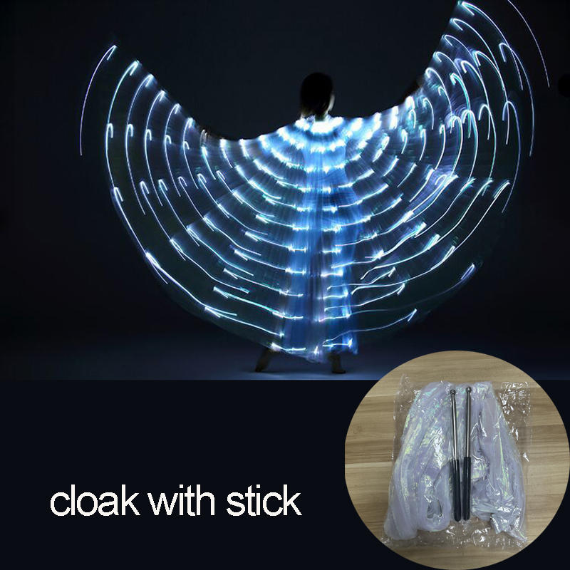 Glowing Light Up Costume Dancing Cloak Belly Dance... – Grandado