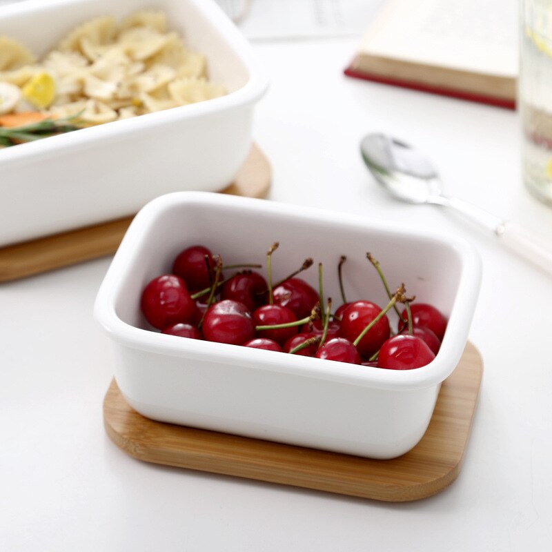 Microwavable Japanese Style Lunch Box Bamboo Ceram... – Vicedeal