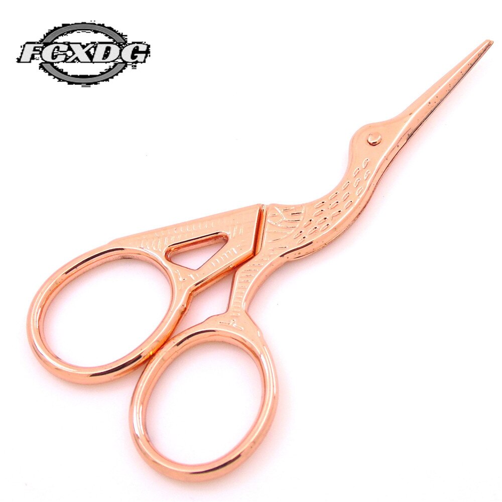 Stainless Steel Stork Golden Scissors Zig Zag Shar... – Vicedeal