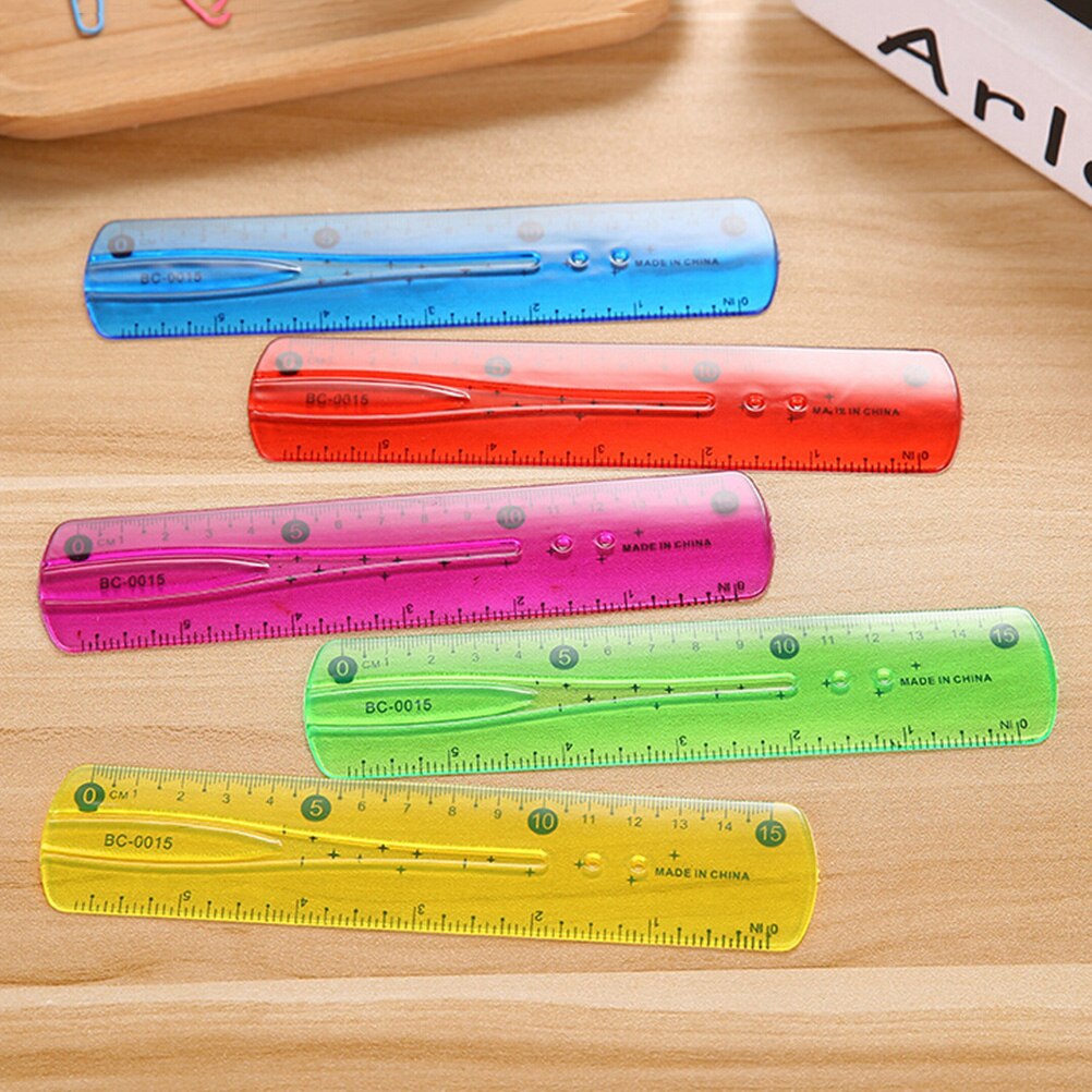1 PC règle douce chaude multicolore étudiant règle... – Grandado