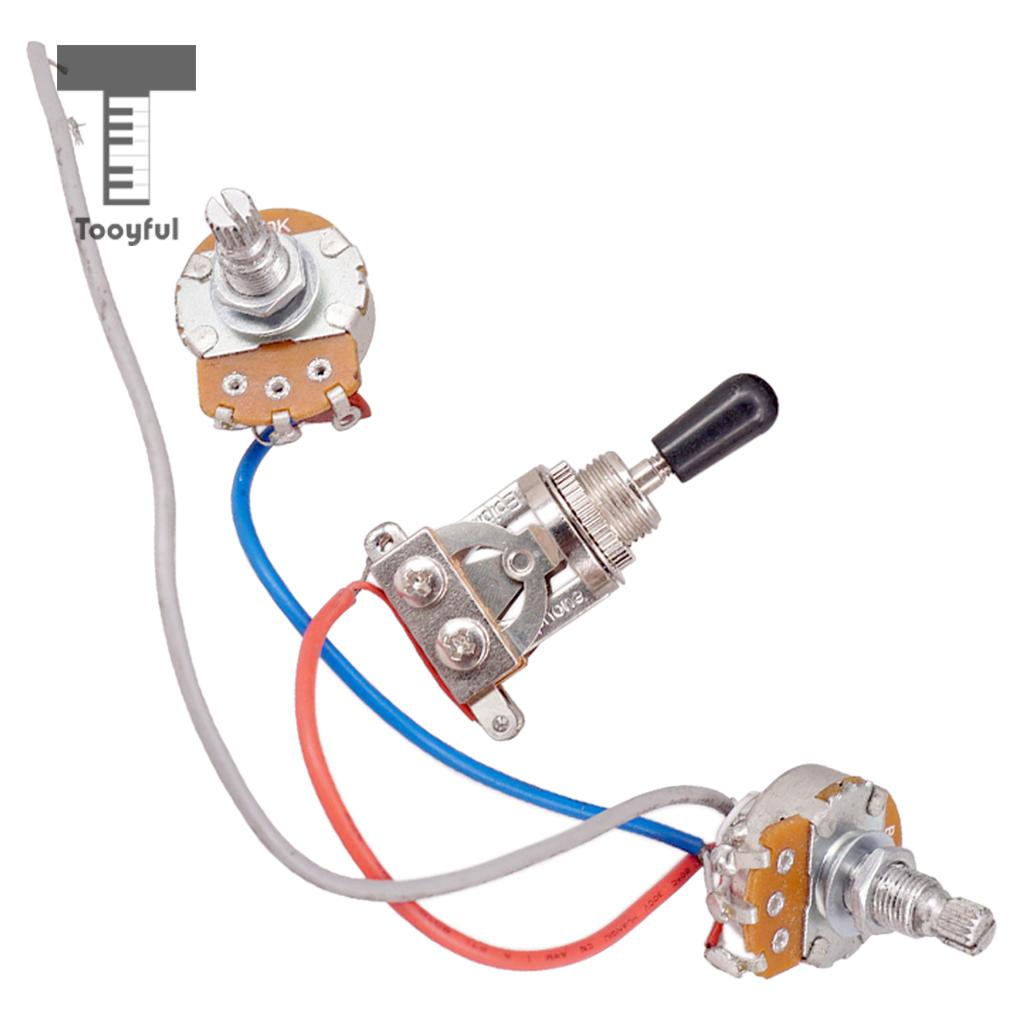 Tooyful Complete Circuit Wiring Kit 2-500K 3-Way T... – Grandado
